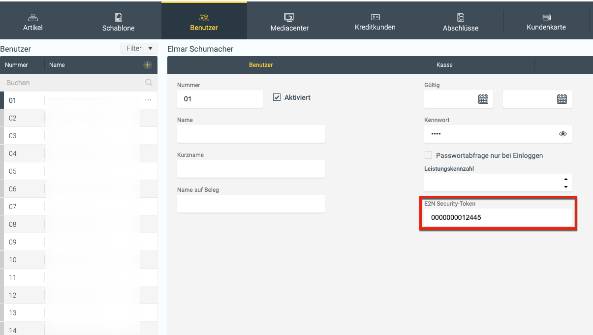 Wie kann ich den E2N Export einrichten?